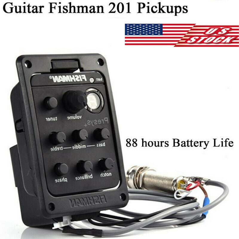 Fishman Presys Guitar EQ Tuner with Piezo Pickup and Barbados | Ubuy