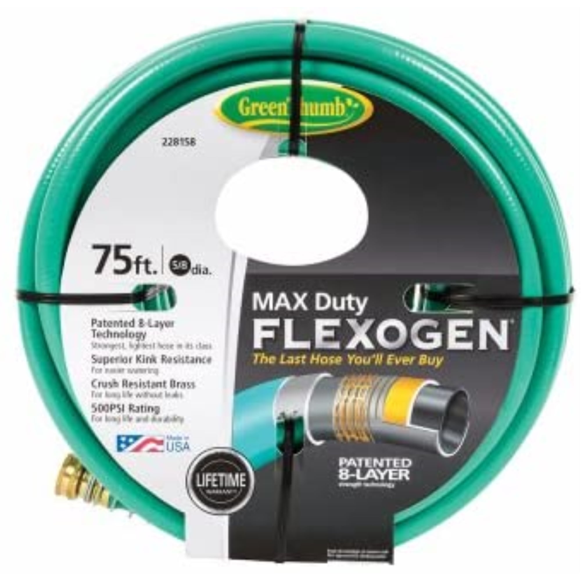 FISKARS BRANDS INC 864751-1006 Green Thumb 5/8x75 Flexogen Hose ...