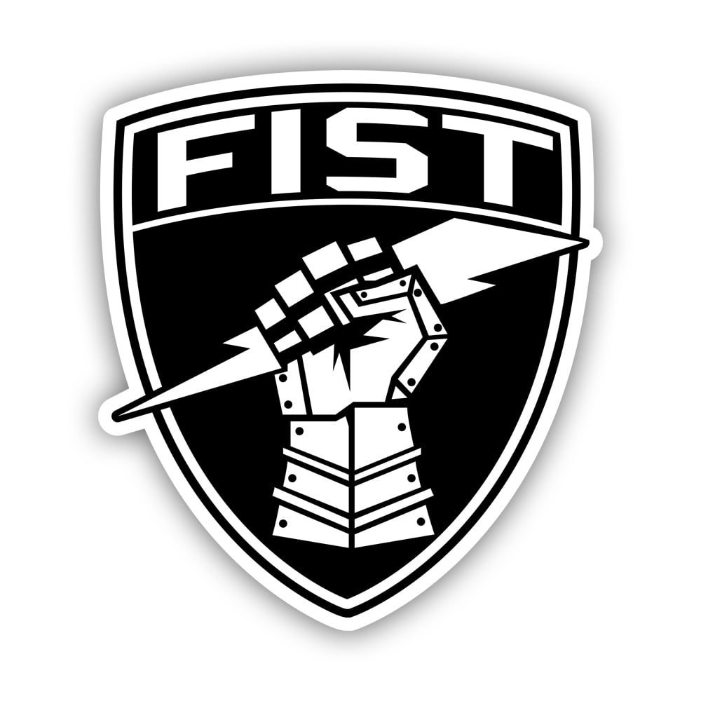 FISTers 13F Fister Symbol Sticker Decal - Self Adhesive Vinyl ...