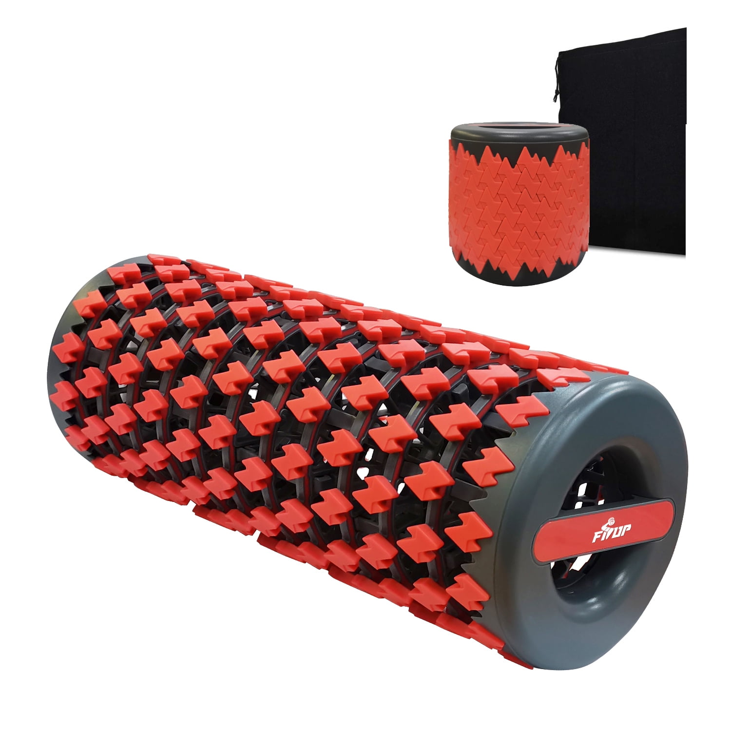 FISUP High-Density Retractable Foam Roller, Muscle Therapy Massager ...