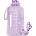 FIT 1 Gallon Water with Time Marker - Straw & Chug Lid - BPA Free Gym ...