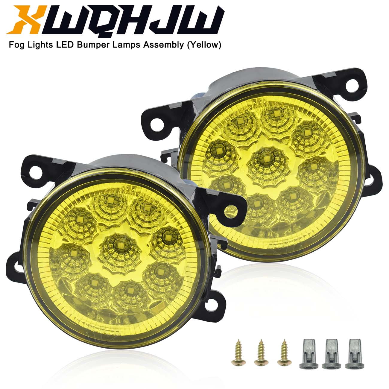 FIT FOR Subaru Crosstrek 2018-2023 YELLOW LENS BUMPER DRIVING FOG LIGHT ...