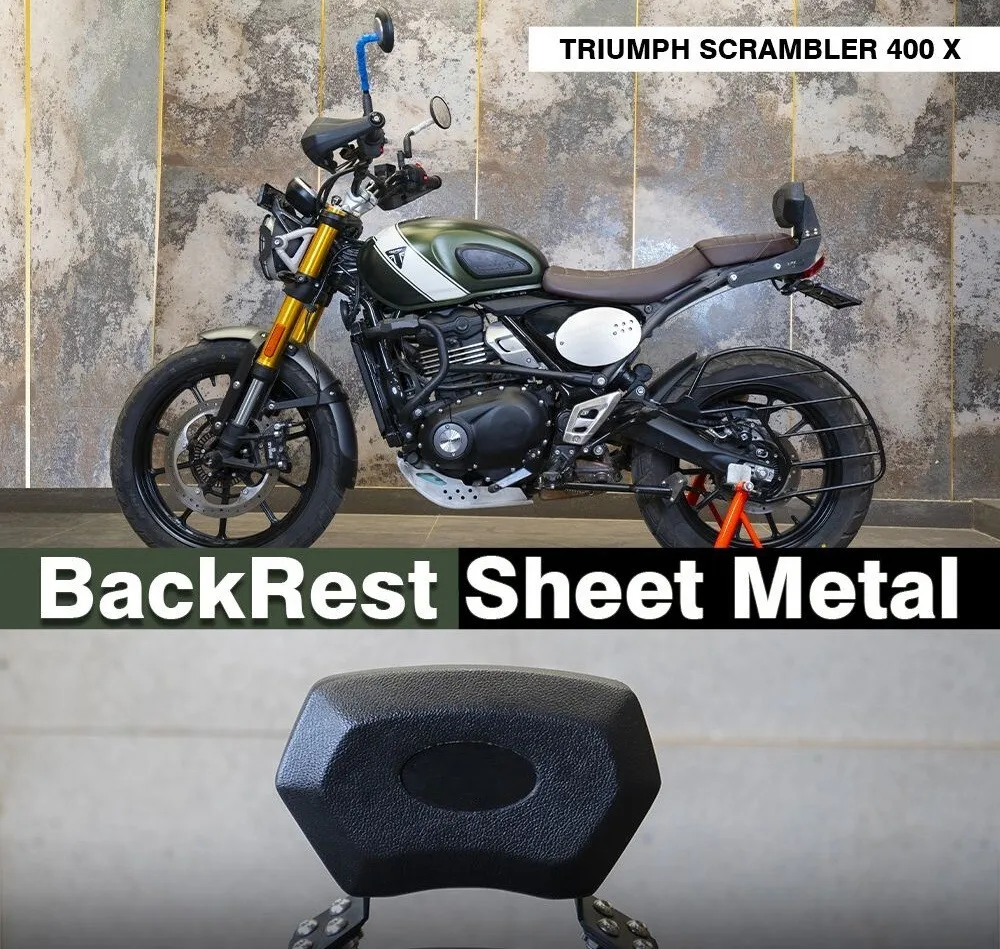 FIT FOR TRIUMPH SCRAMBLER 400 Backrest Sheet Metal - Walmart.com
