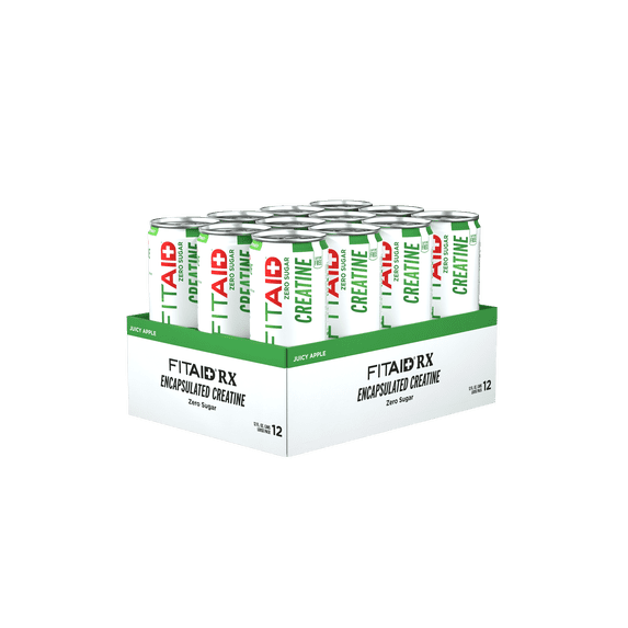 Life-Aid FITAID RX Zero Sugar Creatine Recovery Drink, 12 Pack, 12 Fl ...