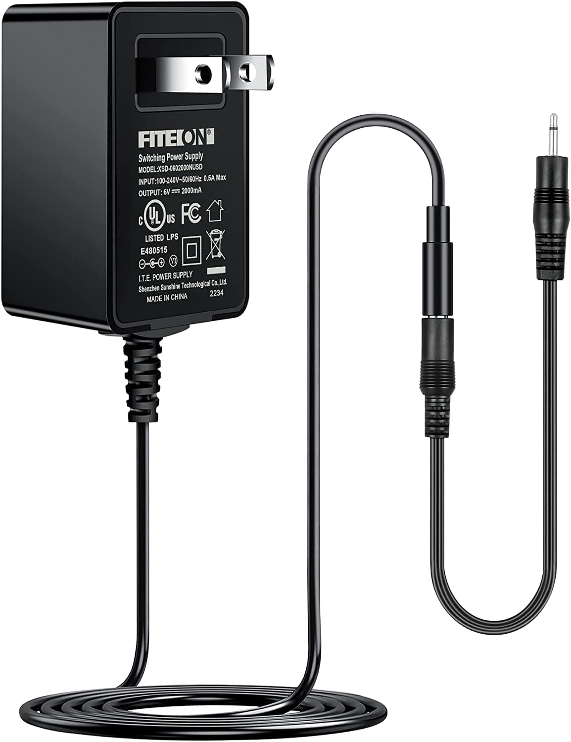 FITE ON 6V Power Adapter for Big Buddy Heater MH18B, F232000, F215100 ...