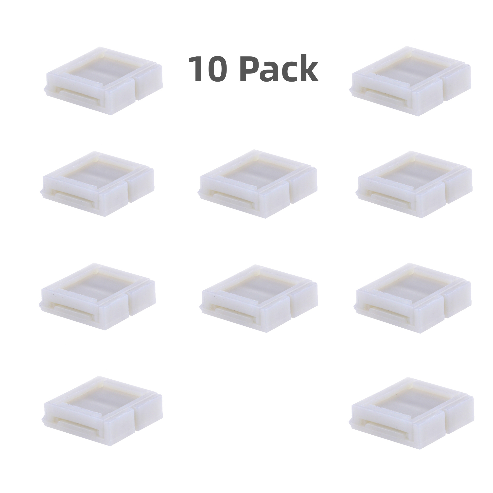 FITE ON 10 Pack Mini 4-PIN RGB Connector Adapter Compatible with 5050 ...