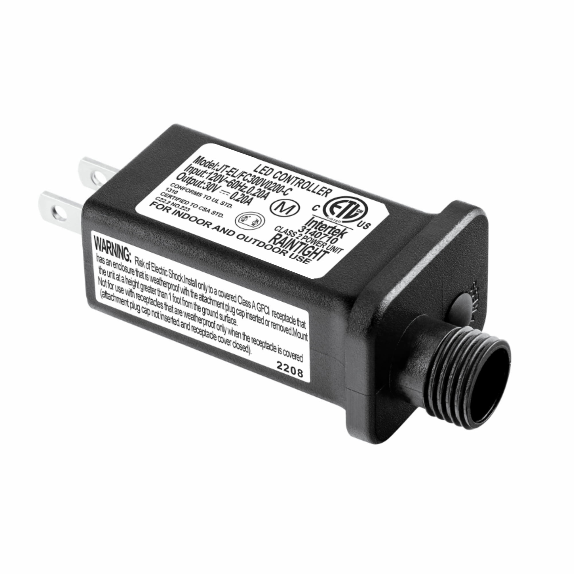 FITE ON 30V 2-Prong Power Adapter with 8 Modes Compatible, JT-EL ...