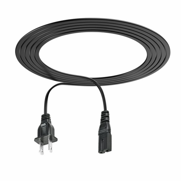 FITE ON 5ft AC IN Power Cord Outlet Socket Cable Plug Lead Compatible ...