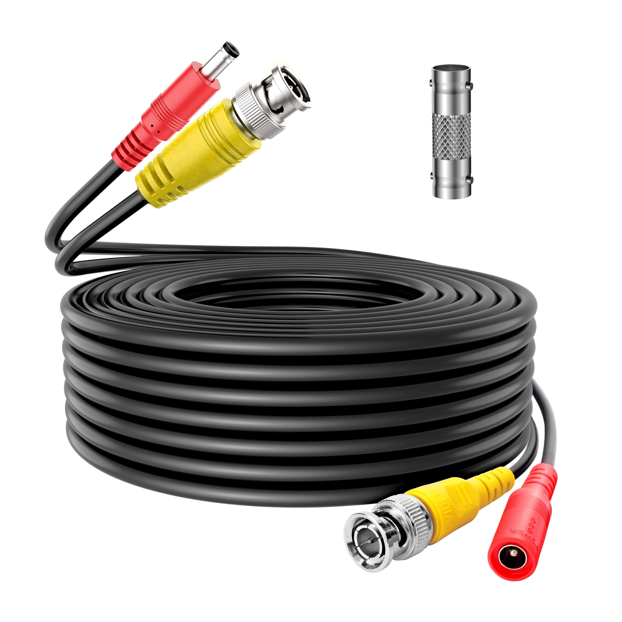 FITE ON 65FT Black BNC Cable Transmits Video Signals, All in One Reduce ...