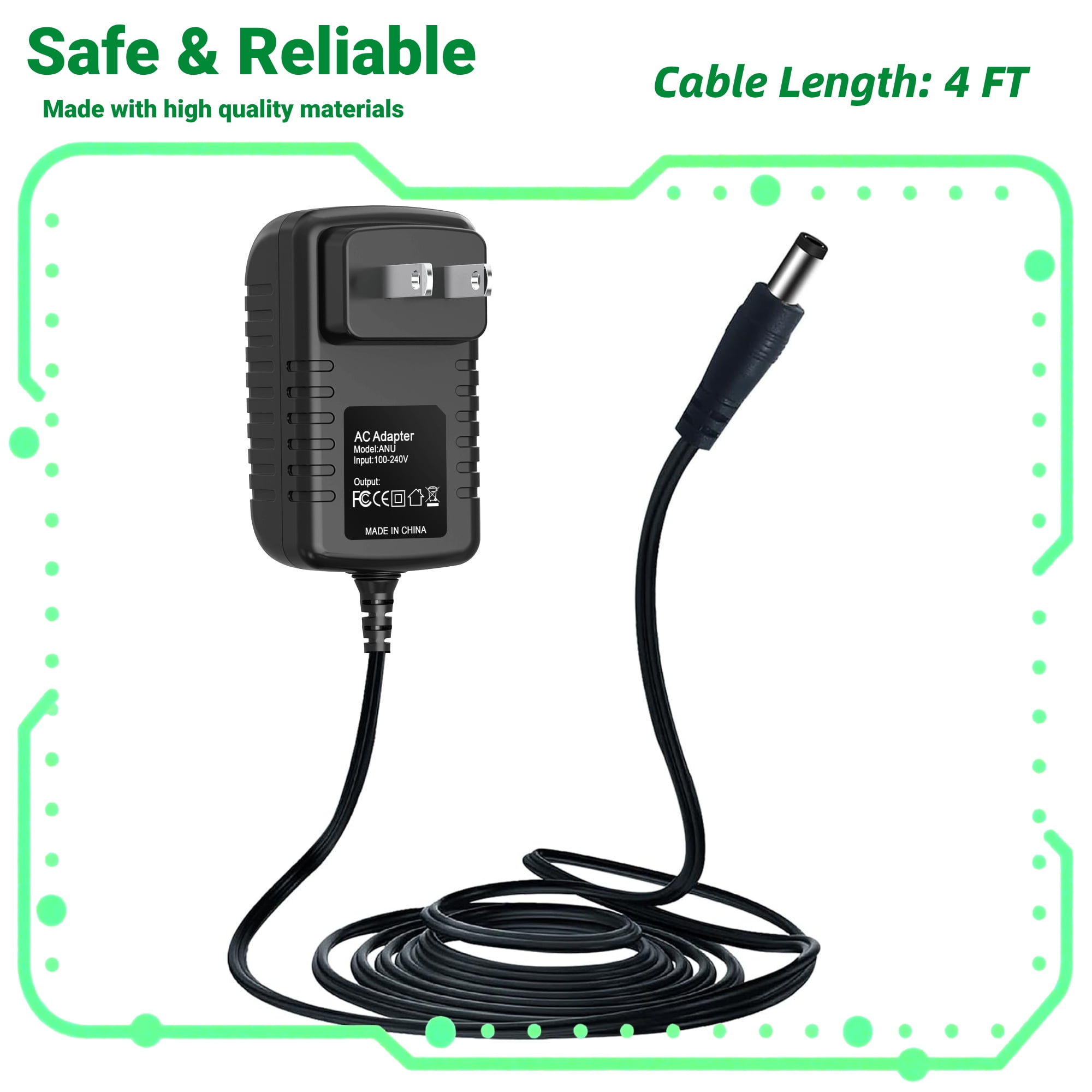 FITE ON AC Adapter Compatible with 24 Volt Hyper HPR350 Electric ...