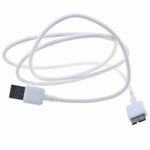 FITE ON Compatible White USB 3.0 Cable Cord Lead Replacement for ...