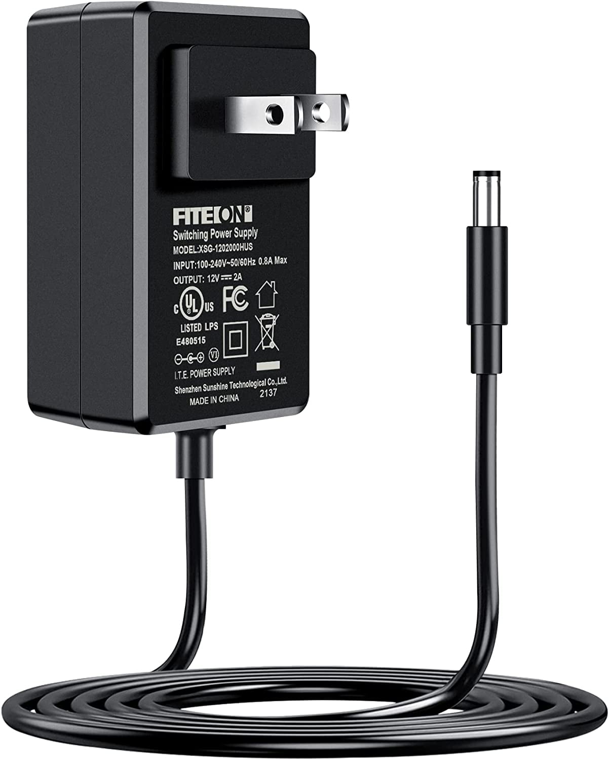 FITE ON UL Listed 12V AC/DC Adapter Replacement for Boston Acoustics ...