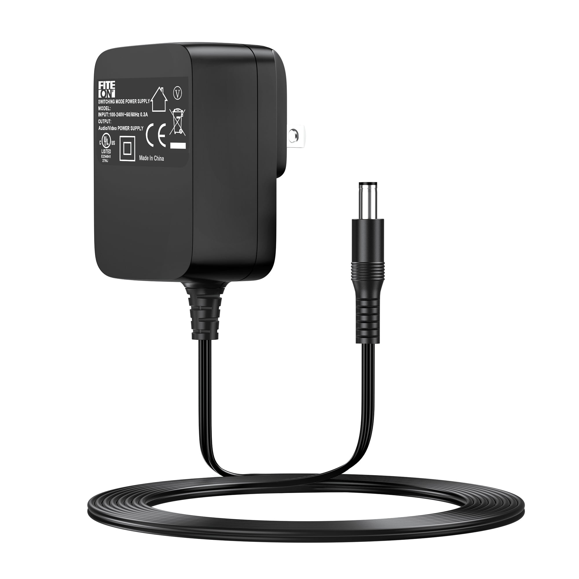 FITE ON UL Listed AC / DC Adapter For X-Rocker Sound Gaming Chair 51056 ...