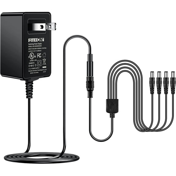 FITE ON UL Listed AC Power Adapter for Lemax 94563 X'Mas Miniature ...