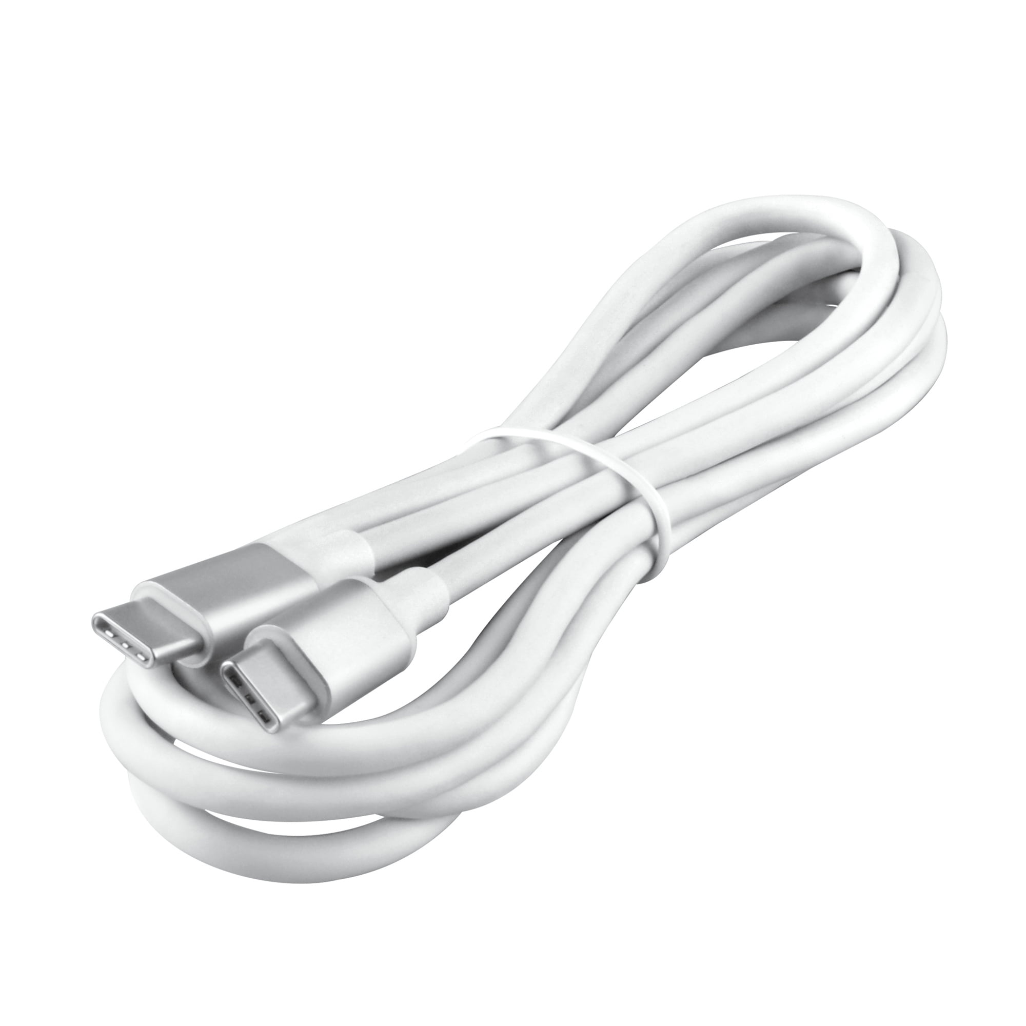 FITE ON White 5ft USB C - USB C Type C Cable Male-Male 5A PD Charging ...