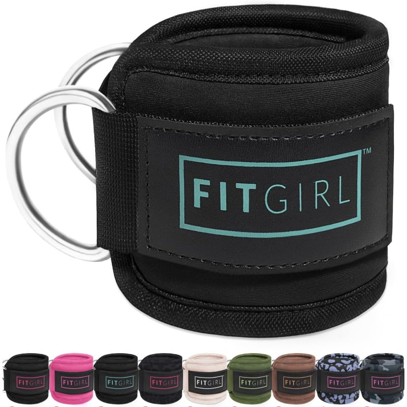 FITGIRL - Ankle Strap for Cable Exercise Machines, Work Out Cuff ...