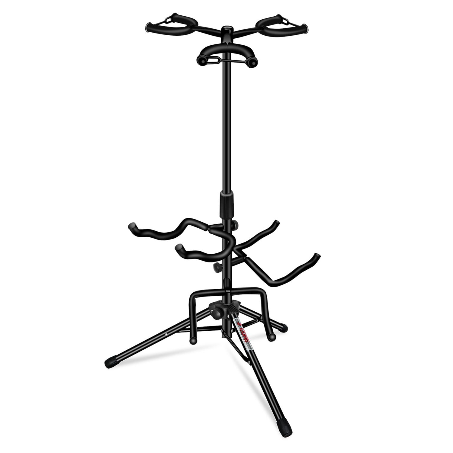 FITHOOD 5 Core Guitar Stand Adjustable Triple Guitars Stands Floor w ...