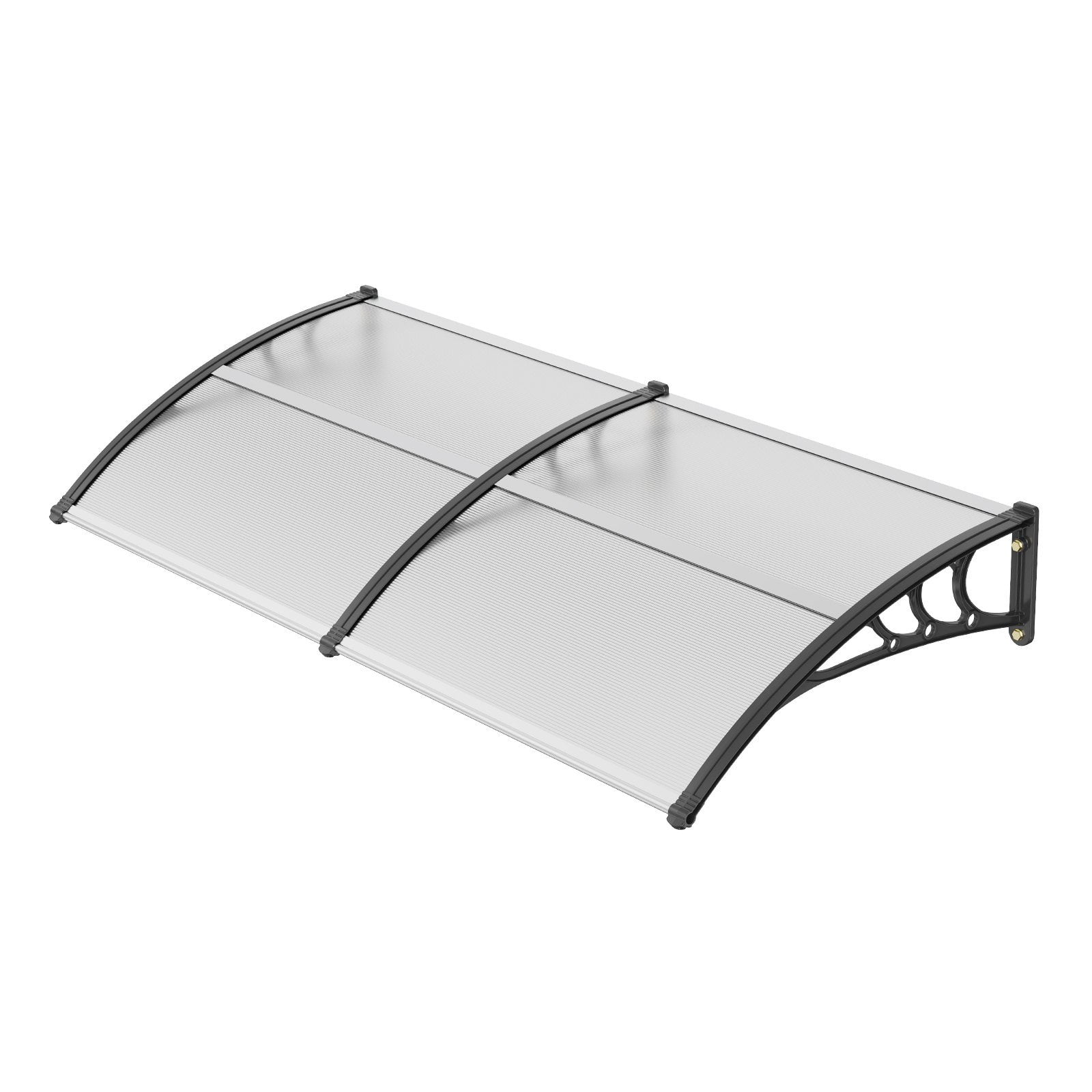 FITHOOD Window Door Awning Canopy 40" x 80", UPF 50+ Polycarbonate ...