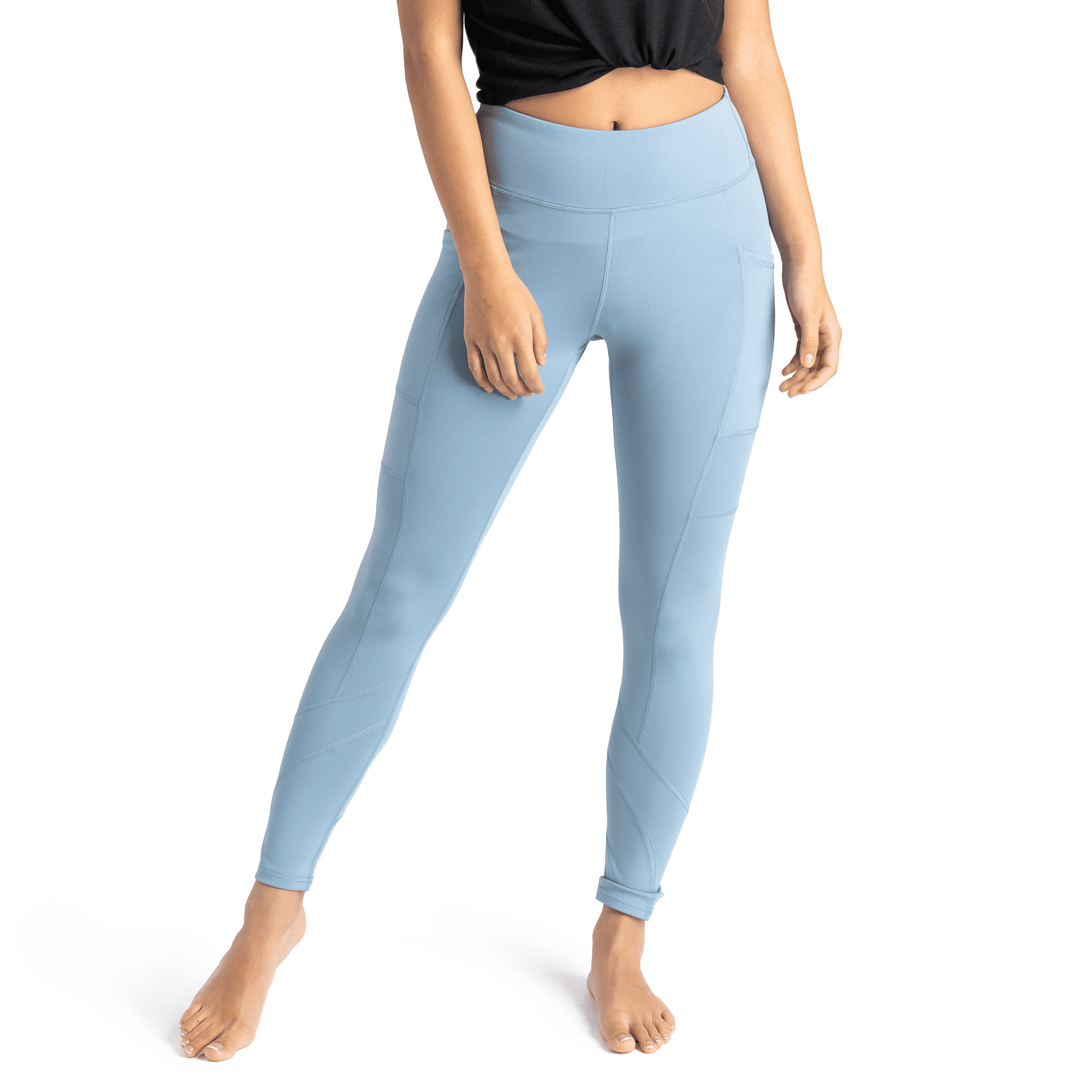 FITKICKS Crossovers Active Mid Rise Lifestyle Workout Leggings Leggings ...