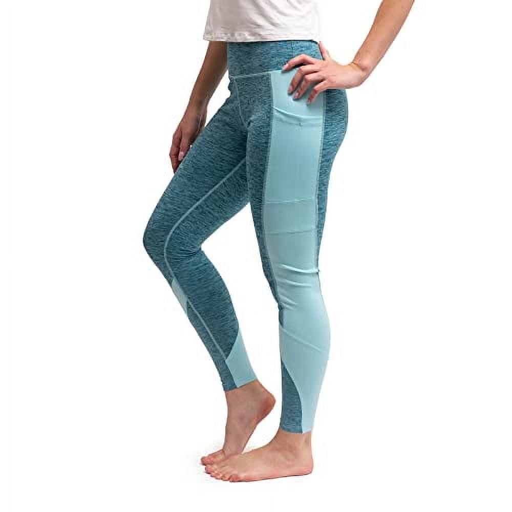 FITKICKS Crossovers Colorblocked Active Lifestyle Leggings with Pockets ...