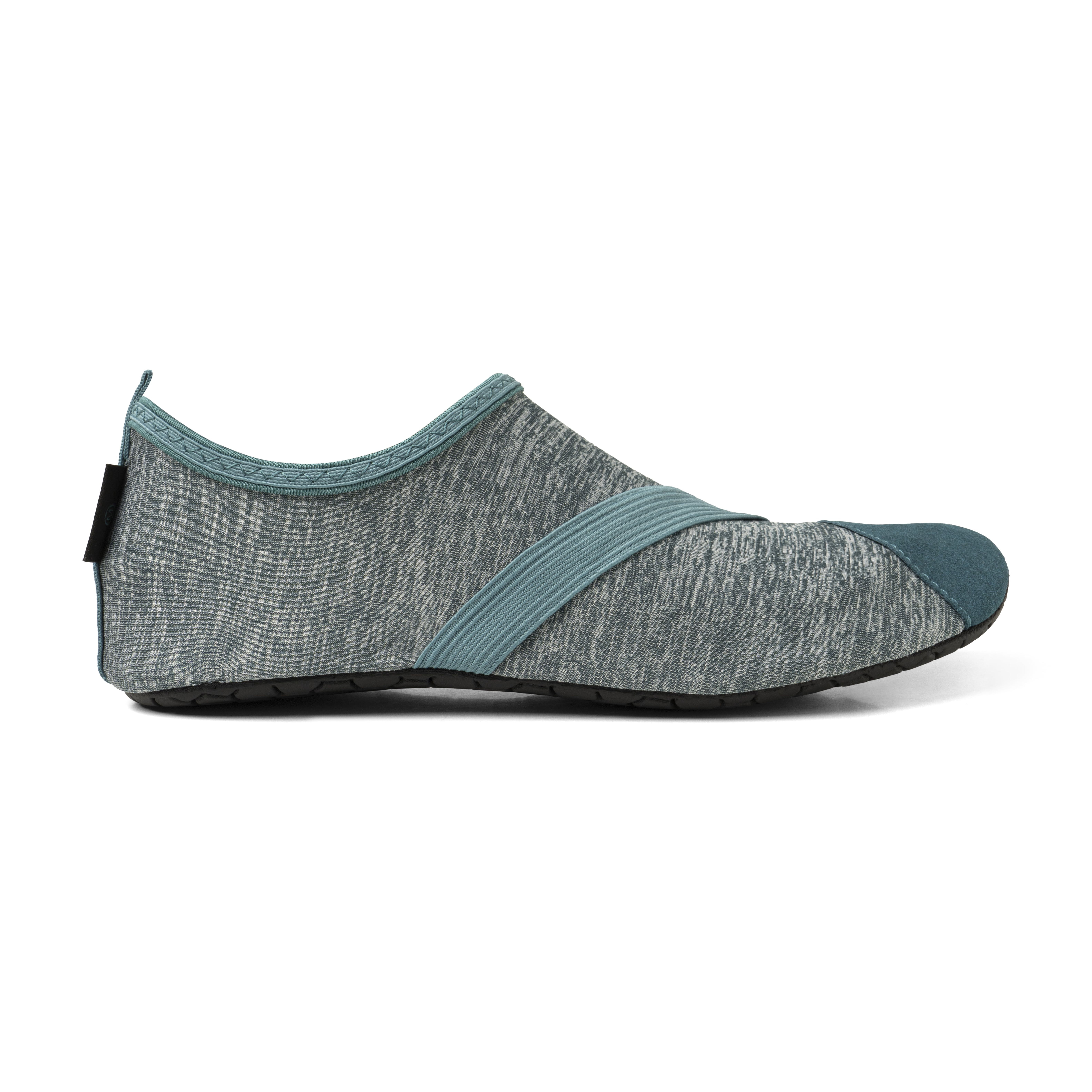 FITKICKS Live Well Active Footwear Foldable Water Shoes, Heathered Teal ...