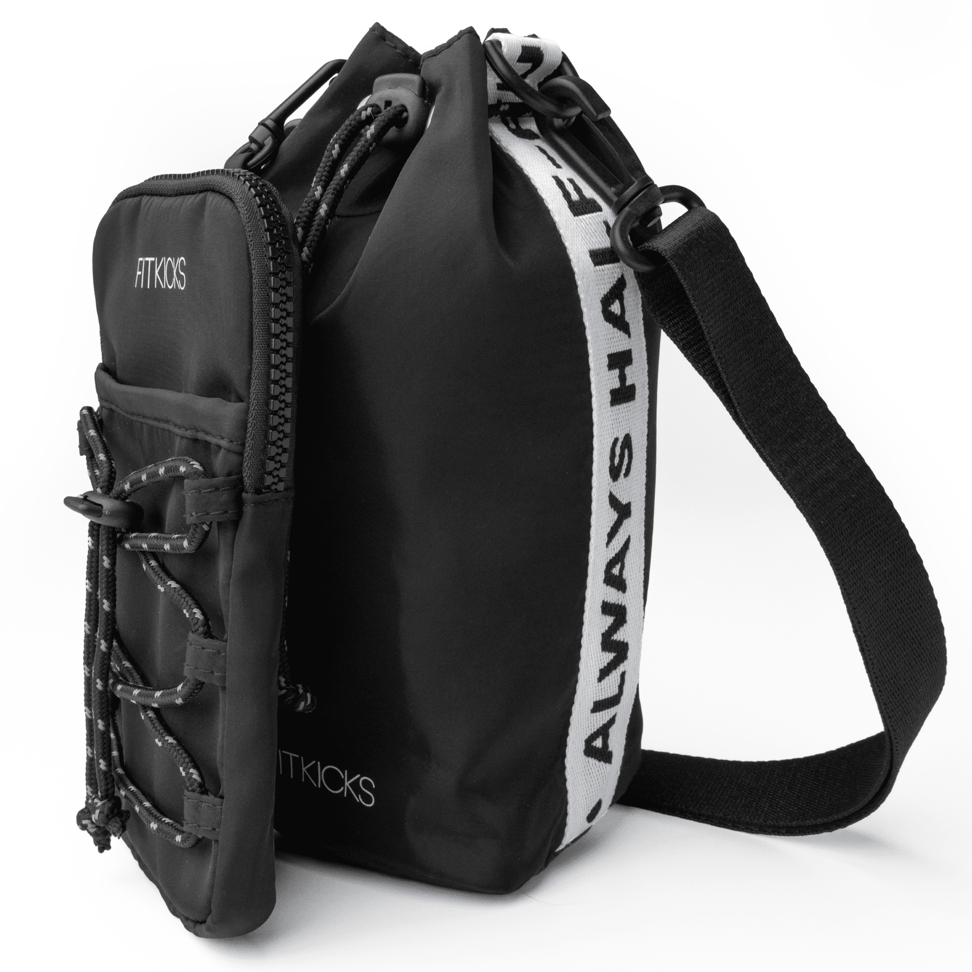 FITKICKS Optimist H2O Crossbody & Cell Phone Pouch Water Bag, Black ...