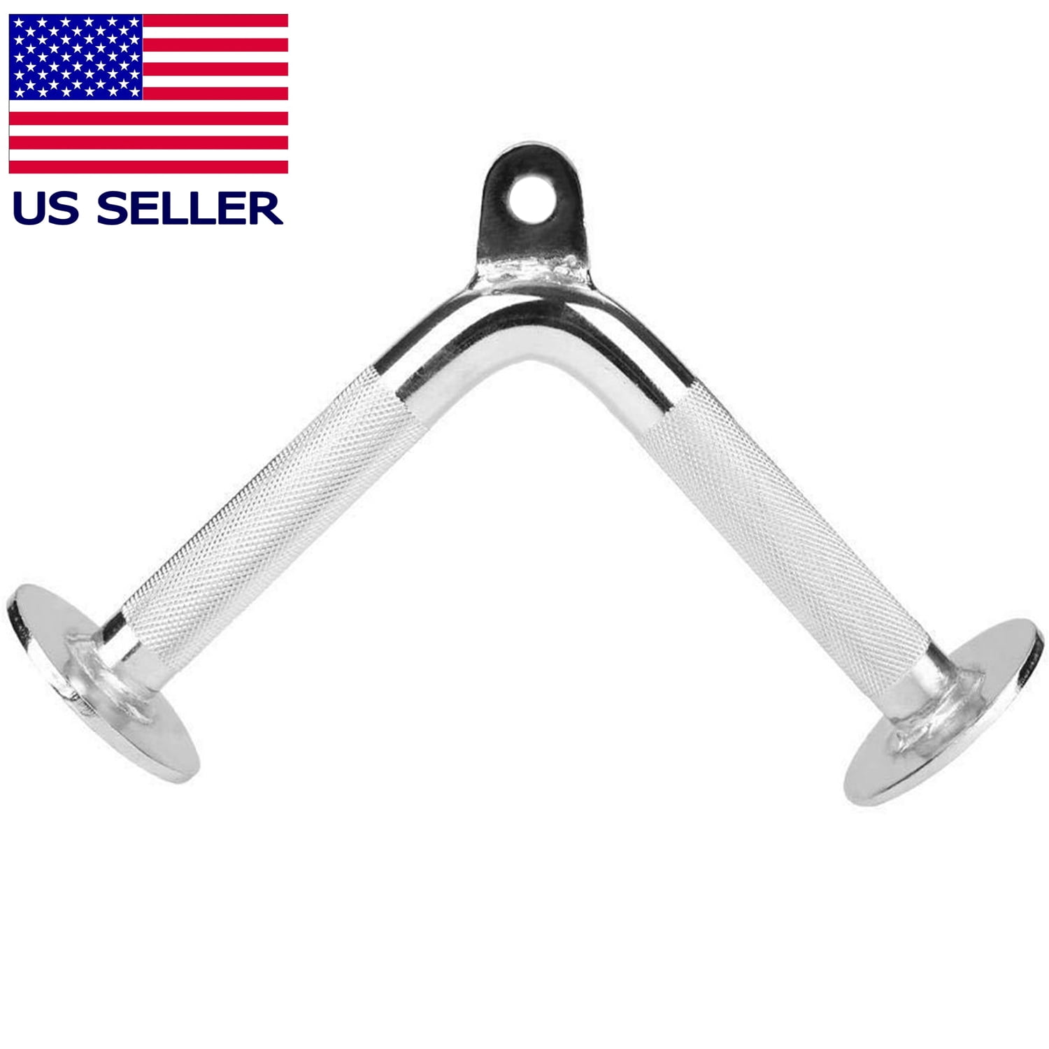 V-Shaped Push Down Bar Universal Cable Machine Attachment for Strength ...