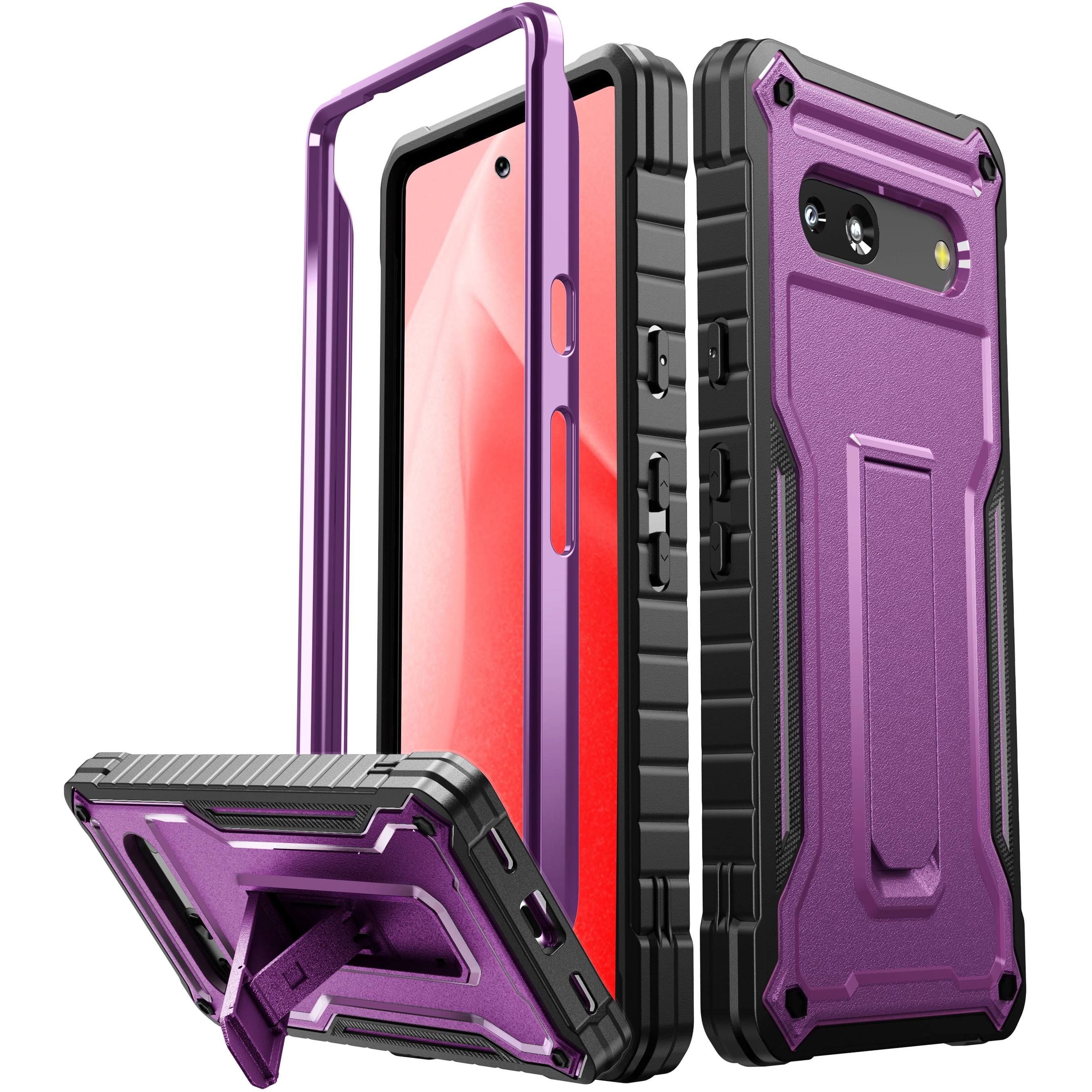 FITO For Google Pixel 7A Case, Rubber Shockproof Full-Body Phone Case ...
