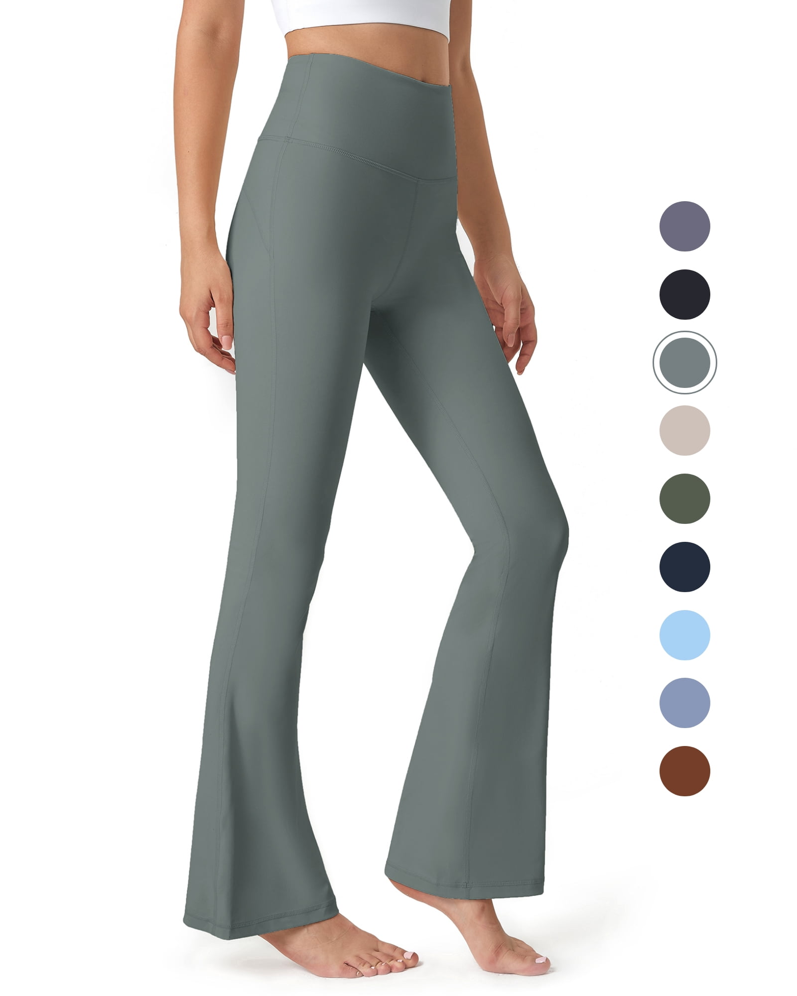 FITOP Women's Flare Yoga Pants, Buttery Soft, High Waist Bootcut ...