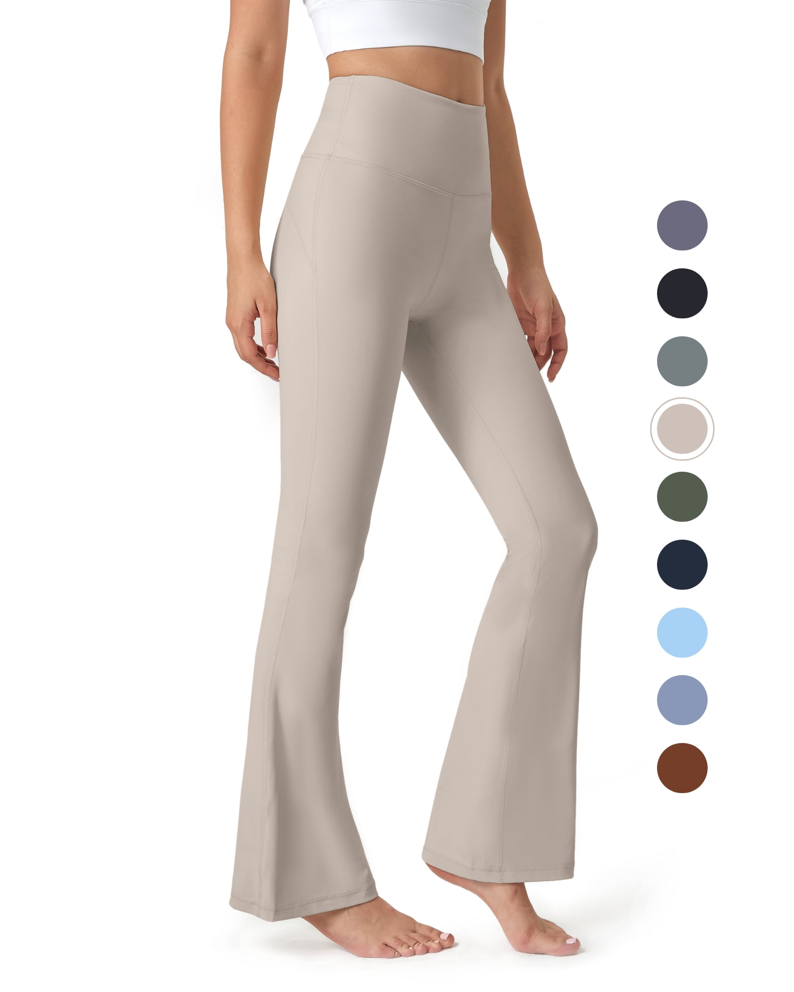 FITOP Flare Yoga Pants, Buttery Soft, High Waist, Bootcut Leggings ...