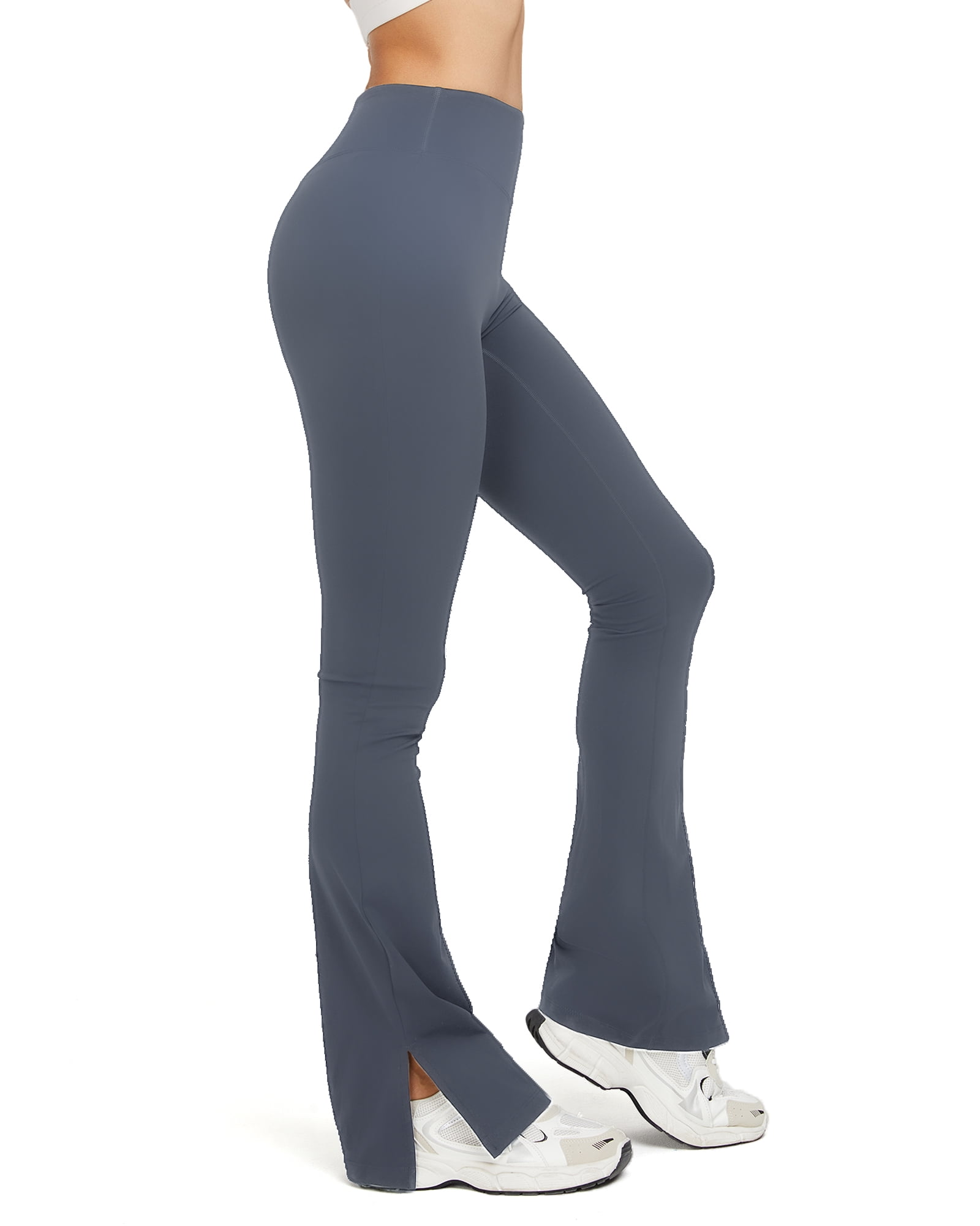 Walmart Black Friday Deals 2025 FITOP Womens Flared Leggings Slit Hem ...