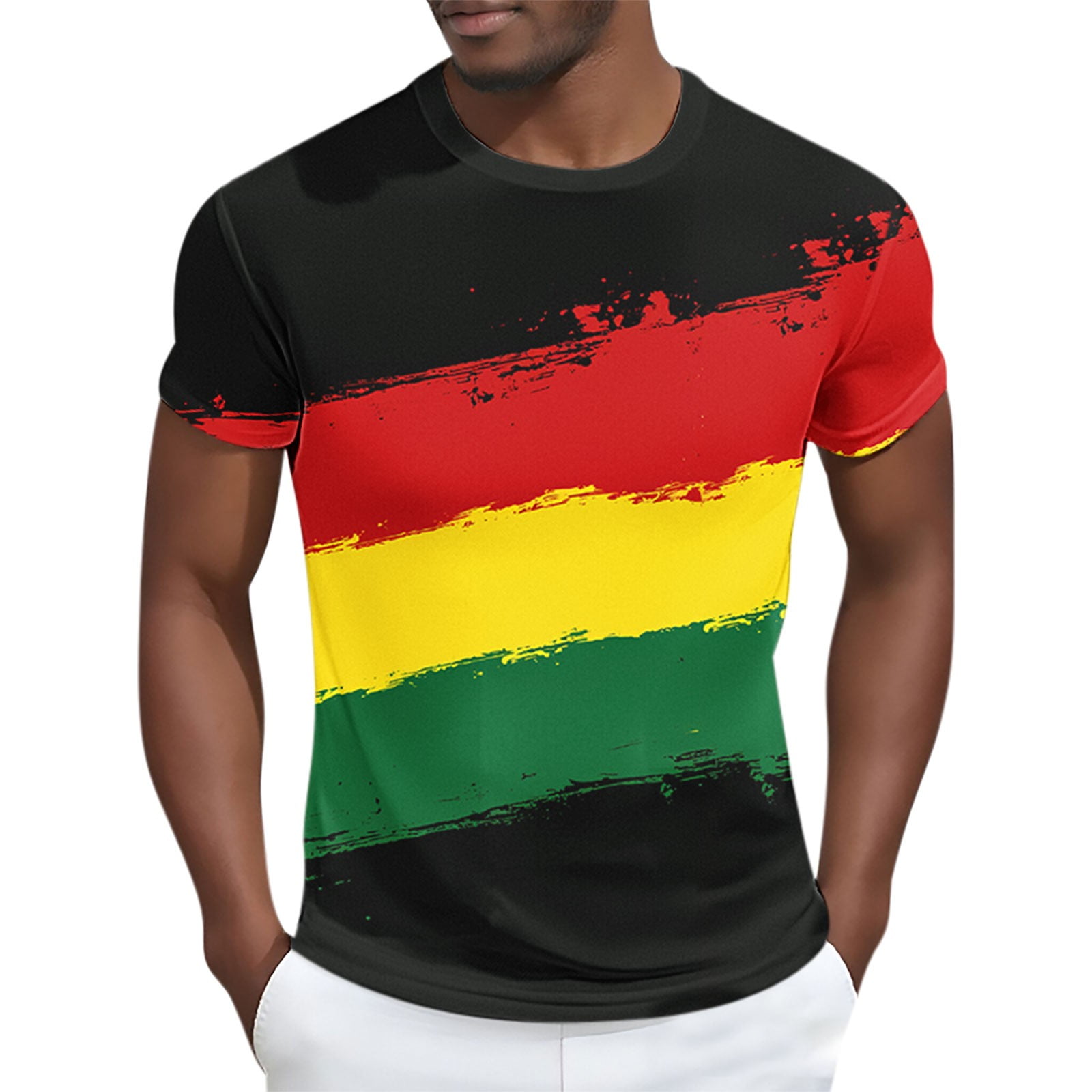 FITORON Mens Graphic T Shirt, Short Sleeve Lightweight Crew Neck Summer ...