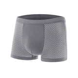 FITORON Mens Gray Mesh Trunk Underwear, Quick Dry 3D Contoured Pouch ...