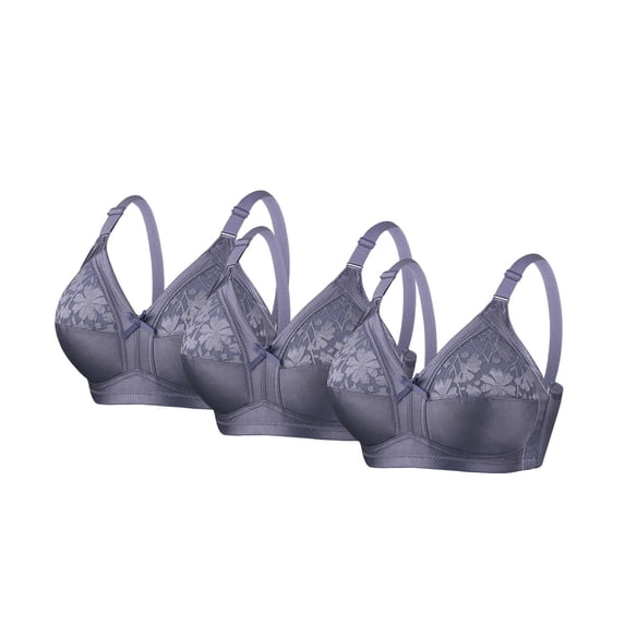 FITORON Wireless Bras for Women 3 Pack, Seamless No Underwire Everyday ...