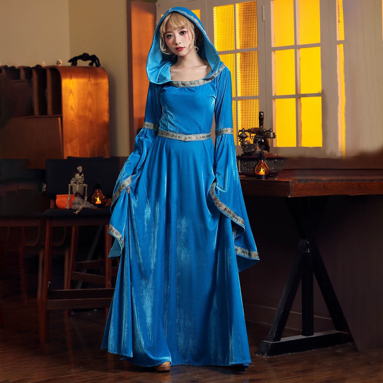 Medieval Princess Dress Blue