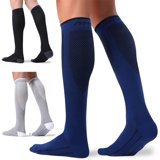 FITRELL 3 Pairs Compression Socks for Women and Men 20-30mmHg ...