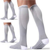 FITRELL 3 Pairs Compression Socks for Women and Men 20-30mmHg ...