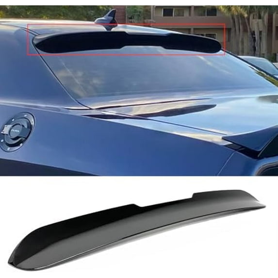 FITS 2008-2024 Dodge Challenger Glossy Black V2 Style Duckbill Rear ...