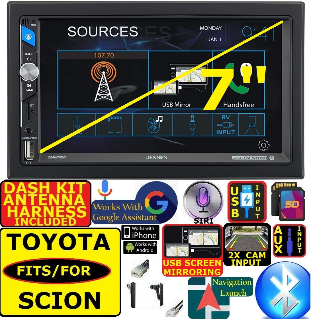 FITS TOYOTA SCION AM/FM USB/BLUETOOTH TOUCHSCREEN CAR RADIO STEREO PKG ...