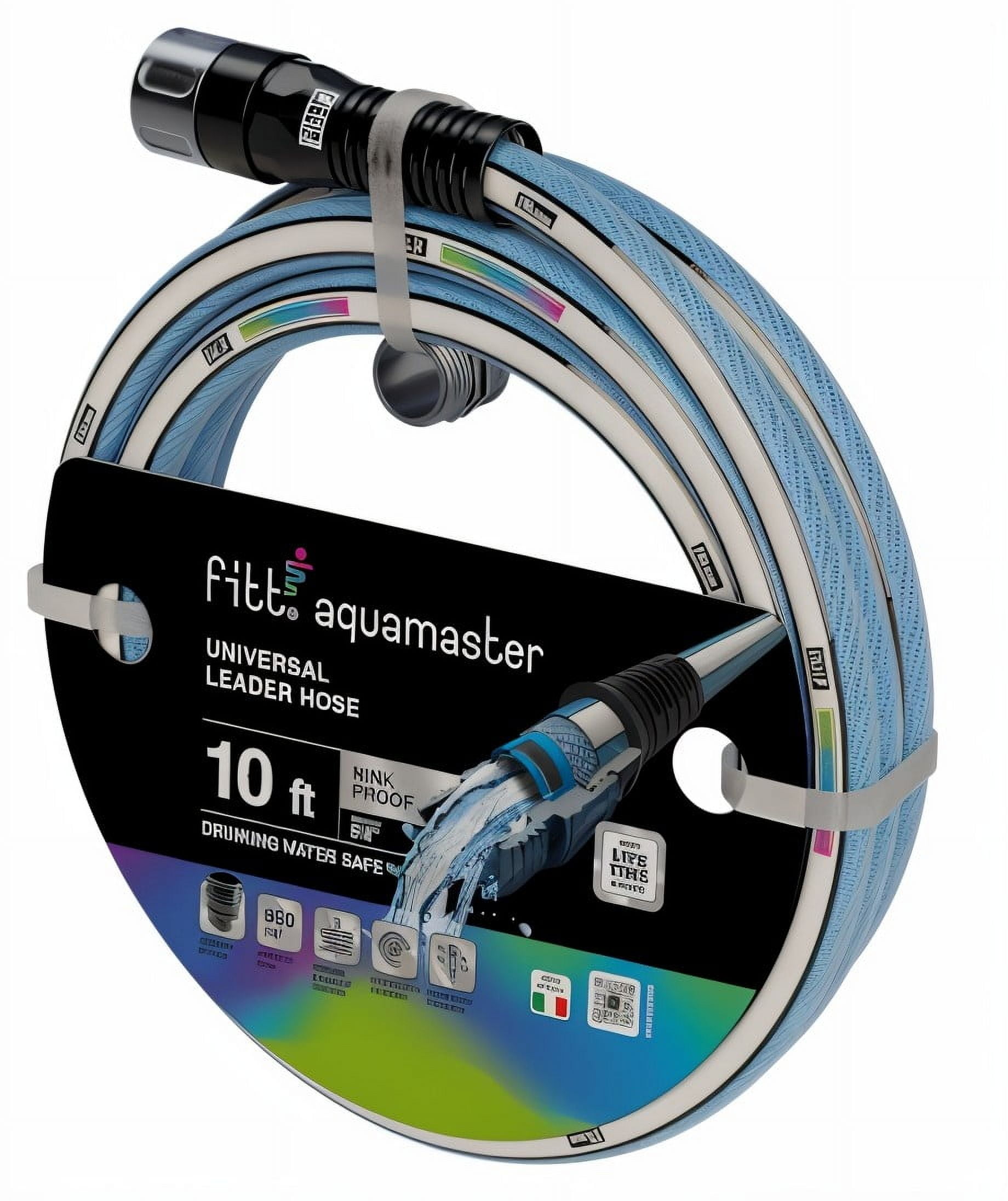 FITT Aquamaster 5/8" x 10 ft Universal Leader Hose - Walmart.com
