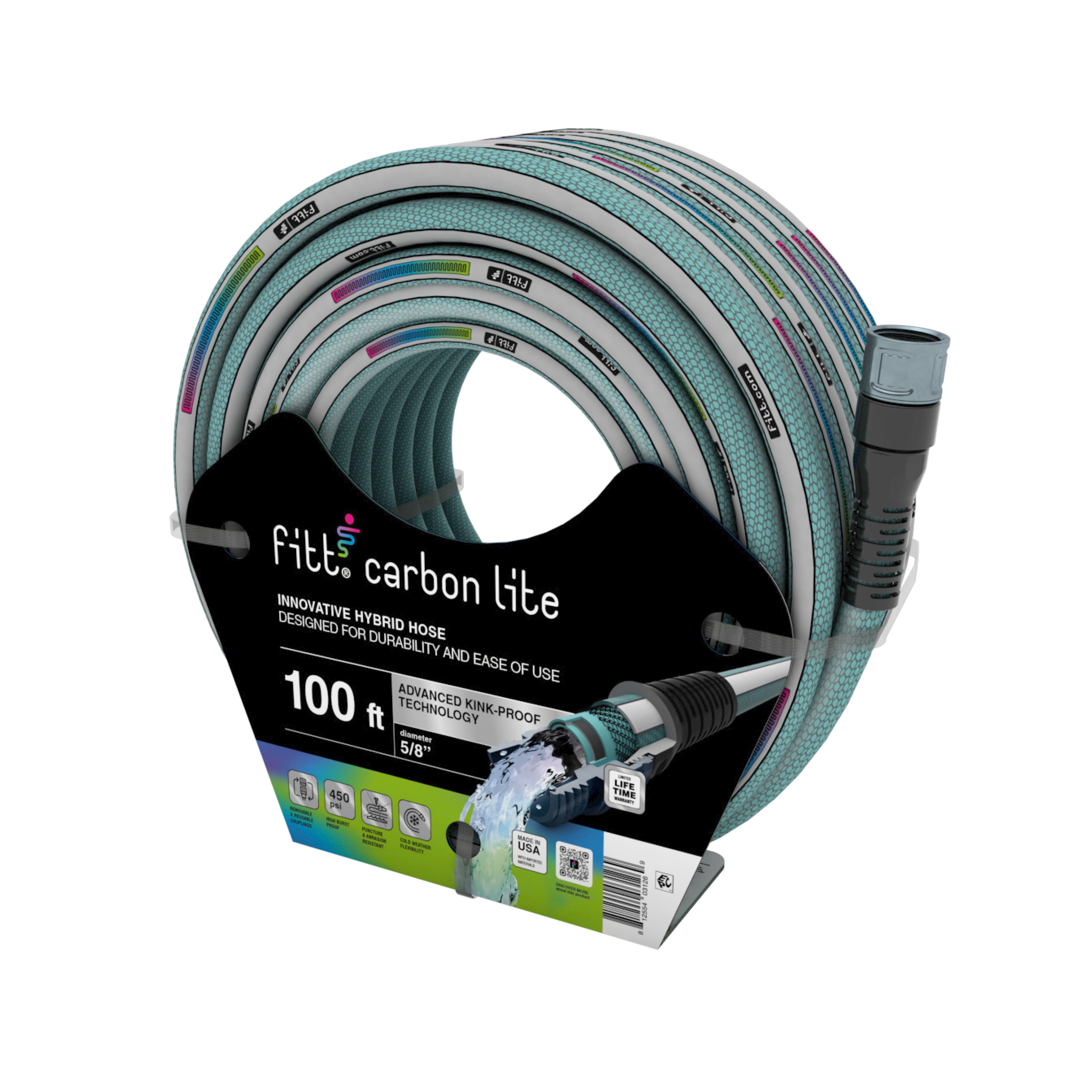 FITT Carbonlite Hybrid 5/8" x 100FT Hose - Walmart.com