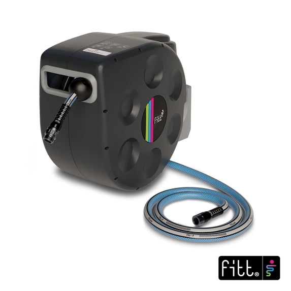 FITT Spreel 1/2" x 100ft Auto Hose Reel, Durable Outdoor Solution ...