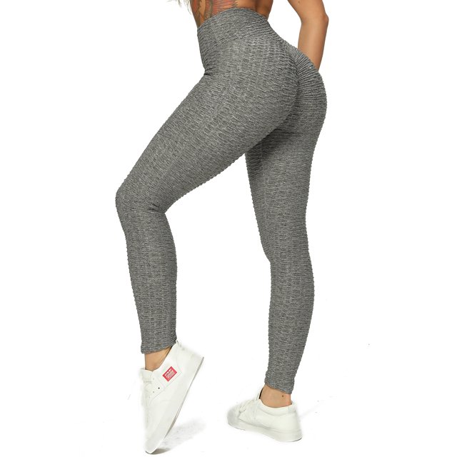 Fittoo Tiktok Leggings Pockets Booty Yoga Pants High Waisted Ruched