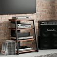 FITUEYES 4-Tier Wooden AV Component Media Stand Cabinet - Walmart.com