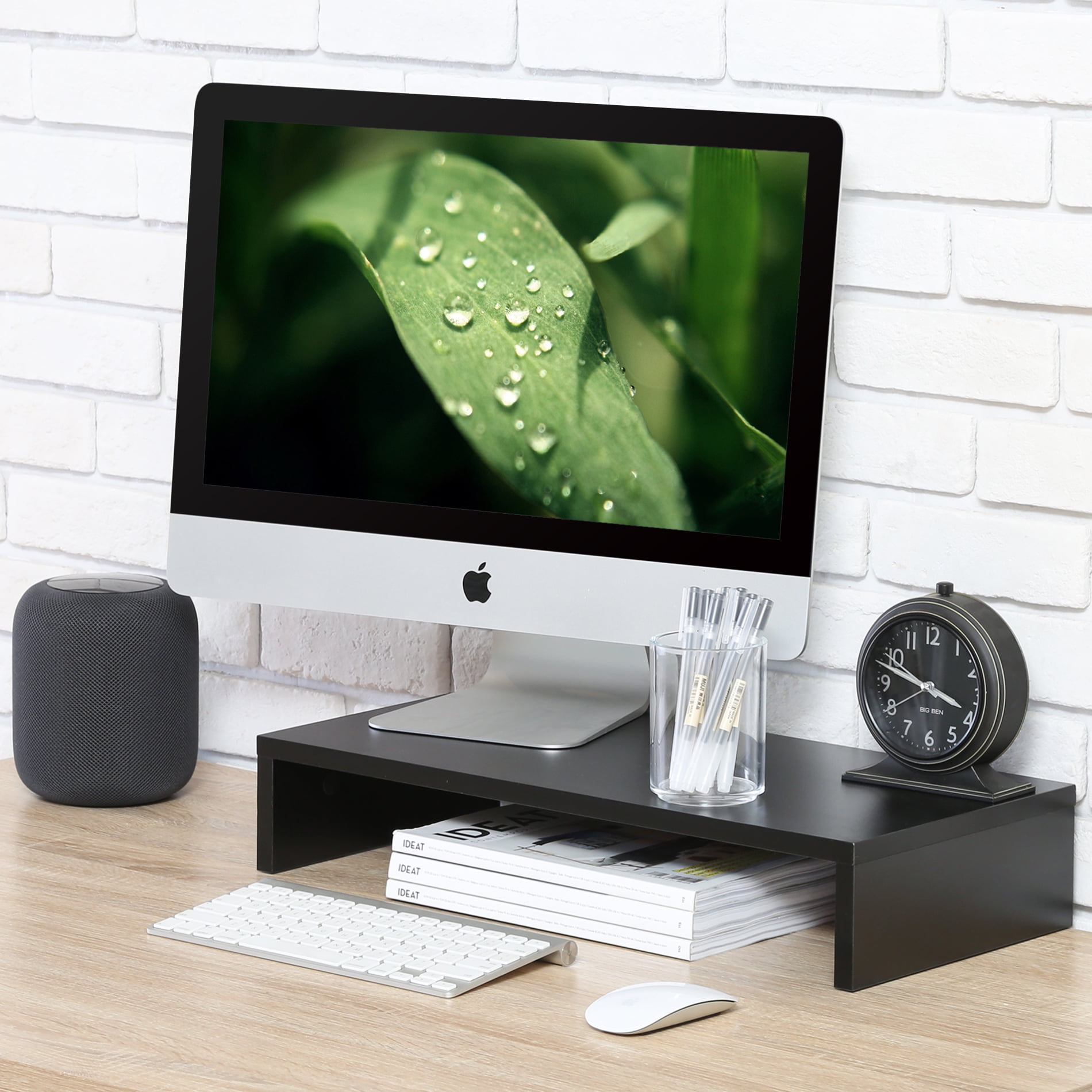 Fitueyes FDT106002WB Computer Monitor Stand Riser Desktop Stand with ...