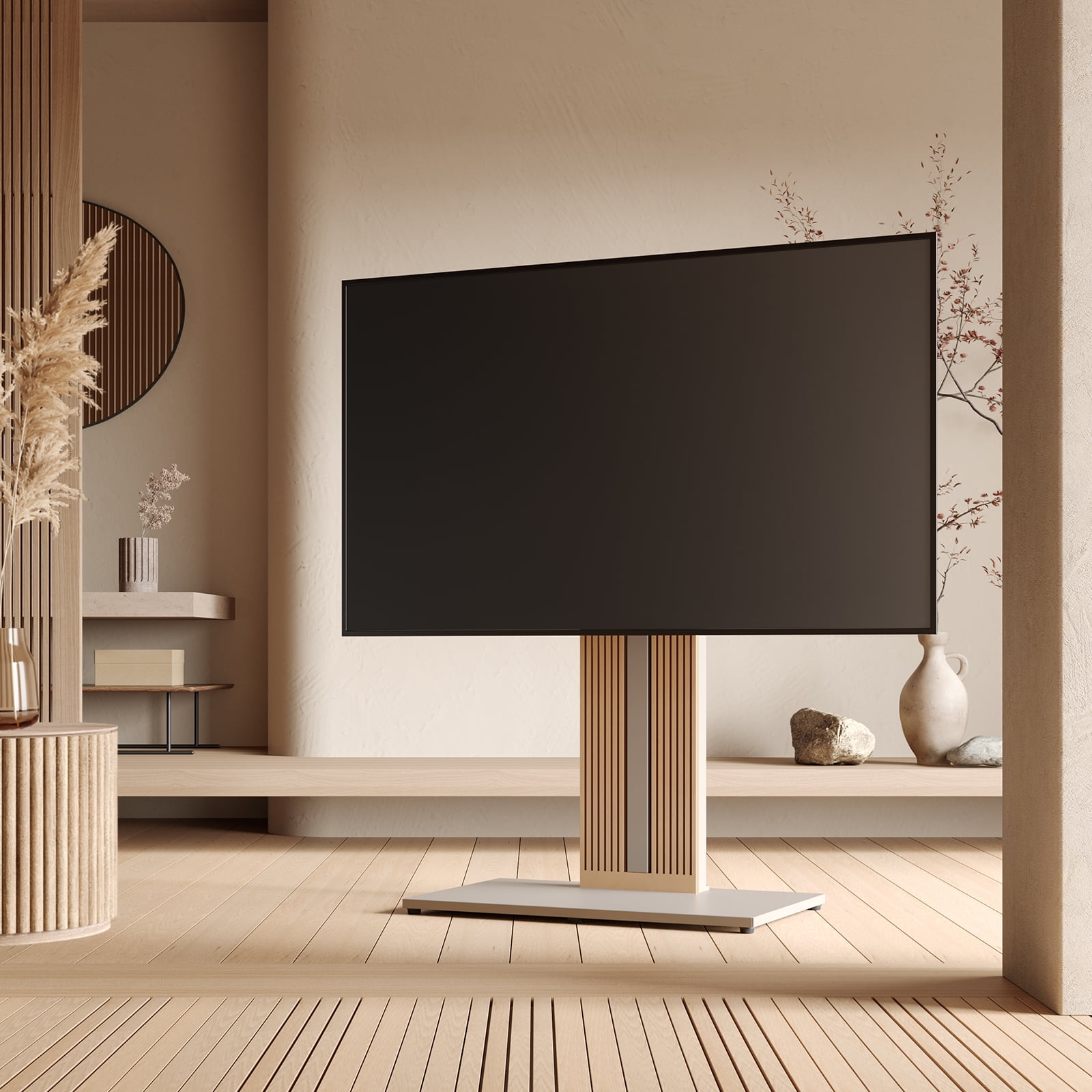 FITUEYES Zen Series Floor TV Stand for Big Screen, 55-88 Inch TV Mount ...