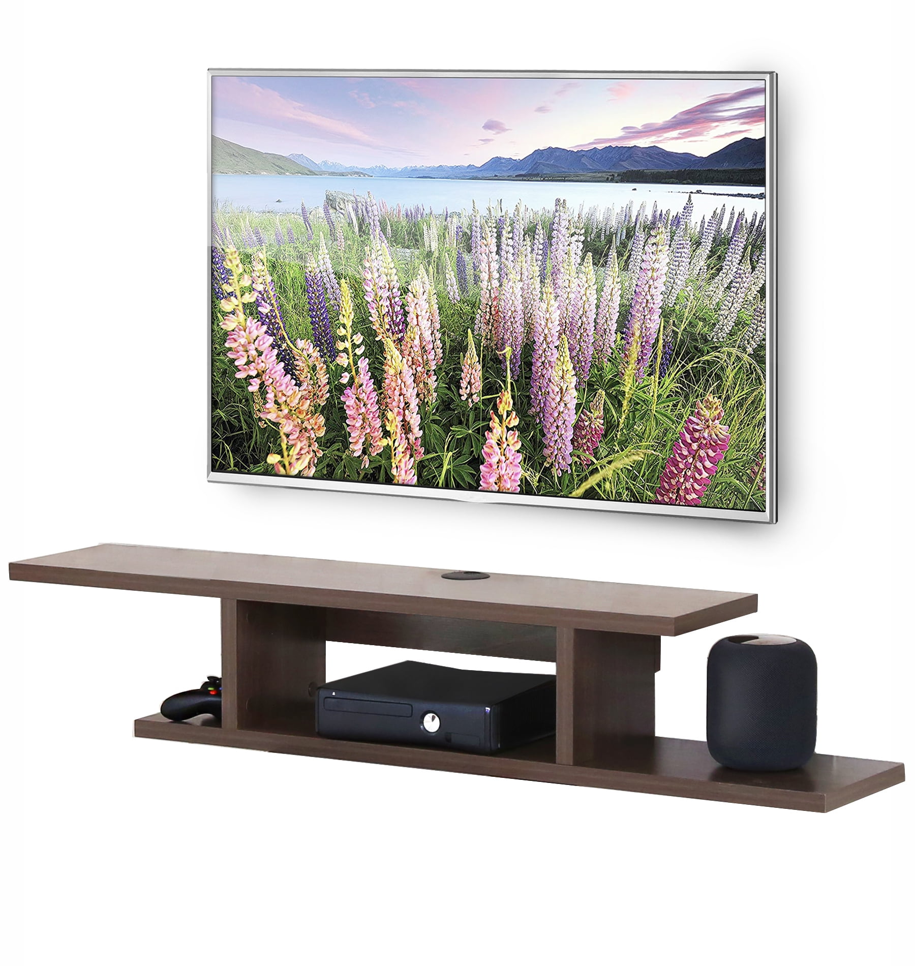 FITUEYES Floating TV Stand Wall Mounted Entertainment Center Media ...