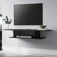 FITUEYES Floating TV Stand Wall Mounted, Floating Entertainment Shelf ...