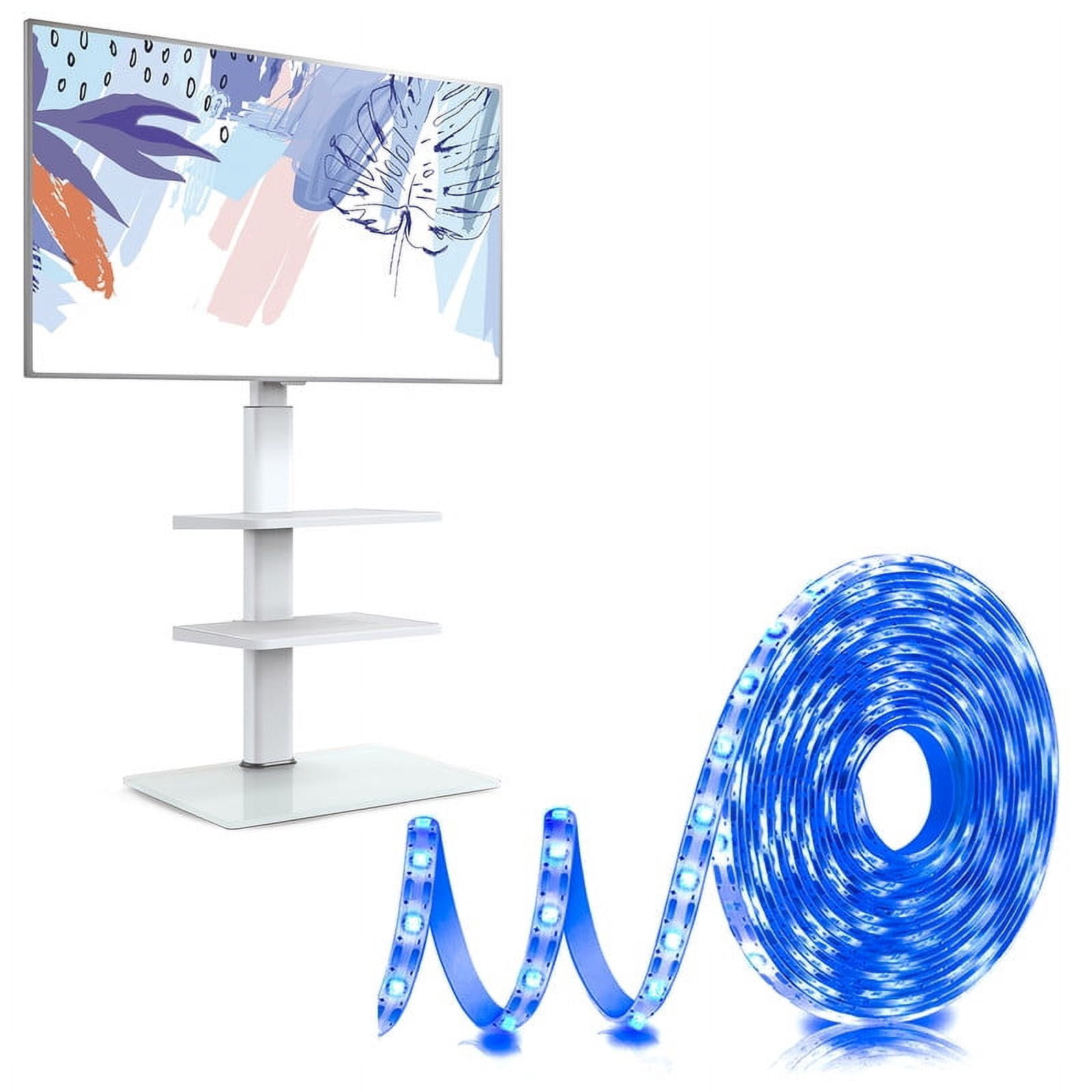 FITUEYES Floor TV Stand for 32 - 65 Inch TVs with Tempered Glass Base ...