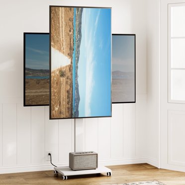 FITUEYES Modern Universal Rolling TV Stand for 40-85 inch LCD/LED TVs ...